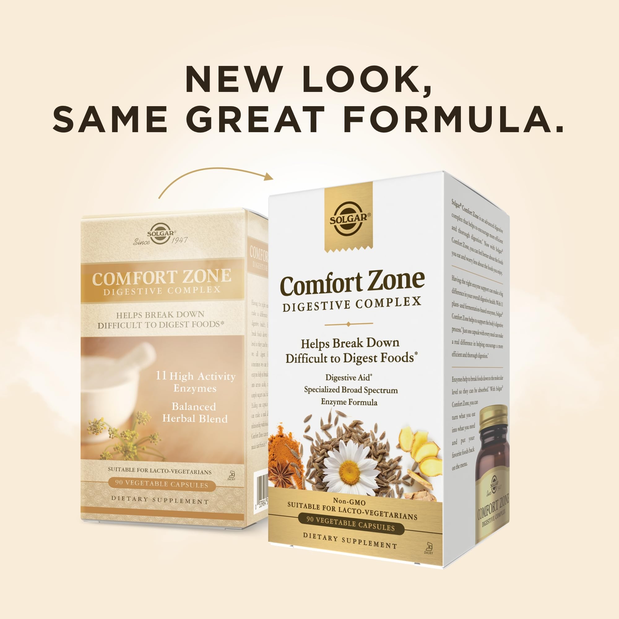 Solgar Comfort Zone Digestive Complex Vegetable Capsules 90's - HEMLOCK