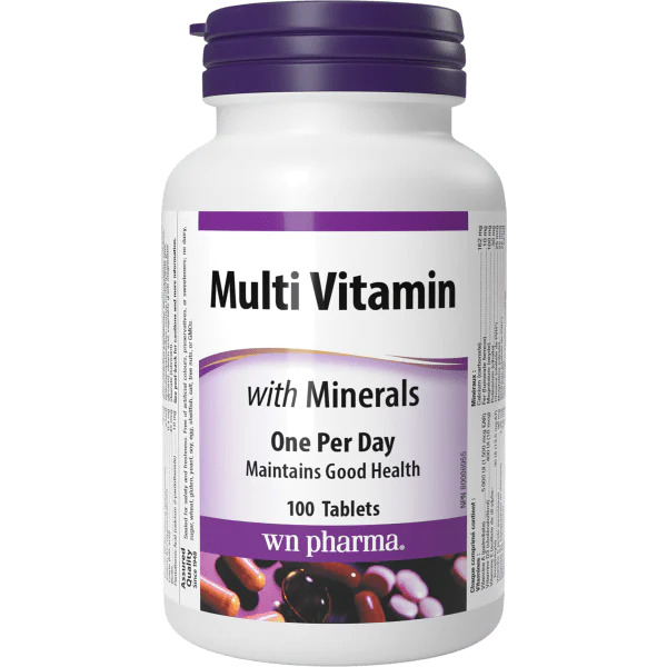 Webber Naturals Multivitamins & Minerals One A Day Tablets 100's ...