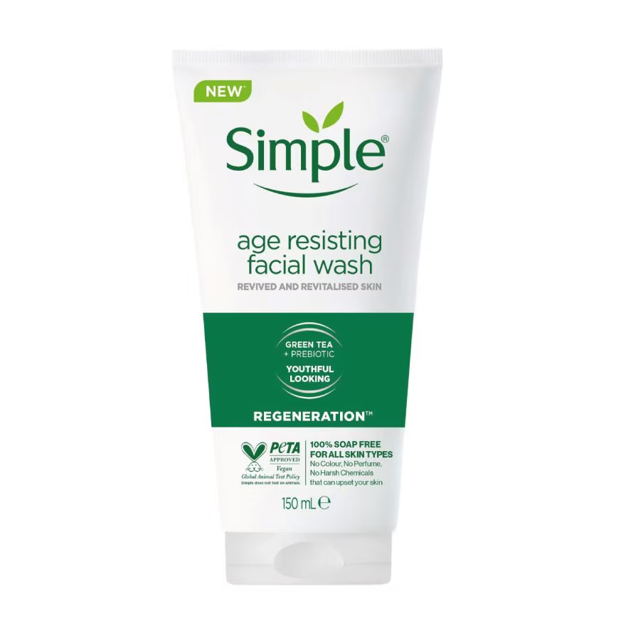 Simple Regeneration Age Resisting Facial Wash 150ml - HEMLOCK PHARMACY