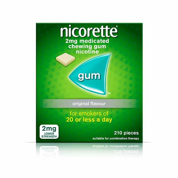 Nicorette Chewing Gum - Nicotine Gum Original 210's - HEMLOCK PHARMACY