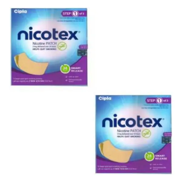 Nicotex Nicotine Transdermal Patch 7's (21mg-Step 1) - HEMLOCK PHARMACY