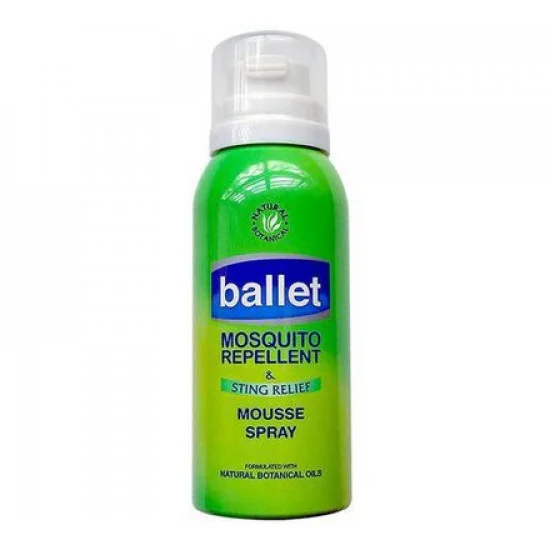 Ballet Mousse SPRAY Mosquito Repellent & Sting Relief 100ml - HEMLOCK ...