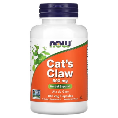 NOW Foods, Cat's Claw, 500 mg, 100 Veg Capsules - HEMLOCK PHARMACY
