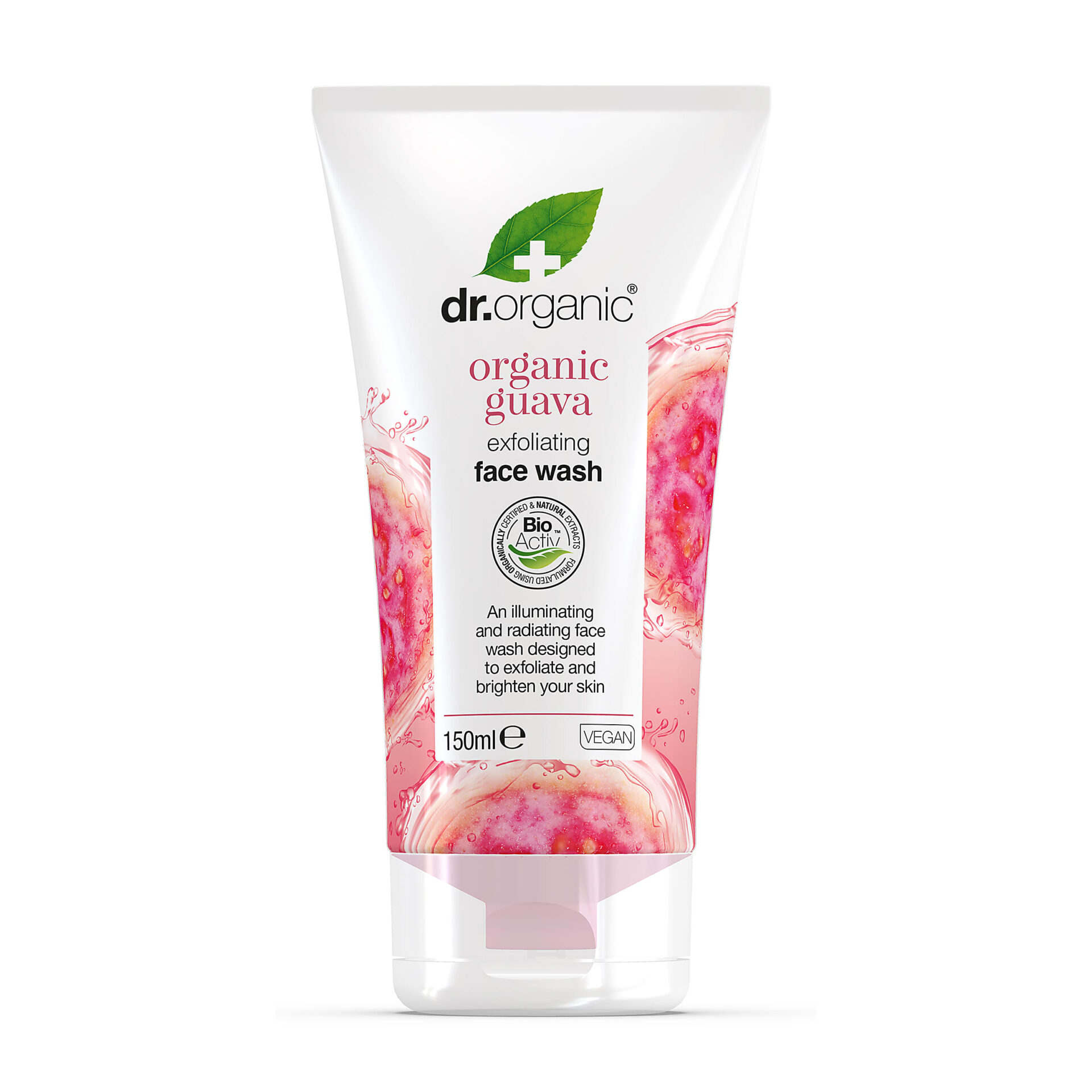 Dr. Organic Guava Face Wash Exfoliating 150ml - HEMLOCK PHARMACY