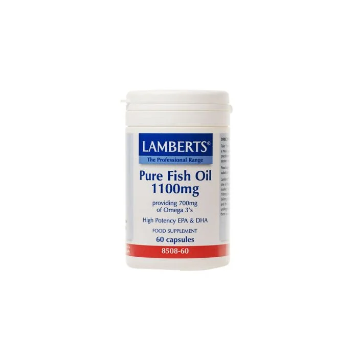 Lamberts Fish Oil 1100mg (Omega 3) Caps 60's - HEMLOCK PHARMACY
