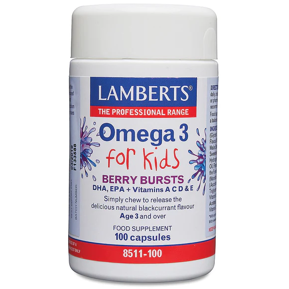 Lamberts Omega 3 for Kids Chewable Capsules 100's - HEMLOCK PHARMACY