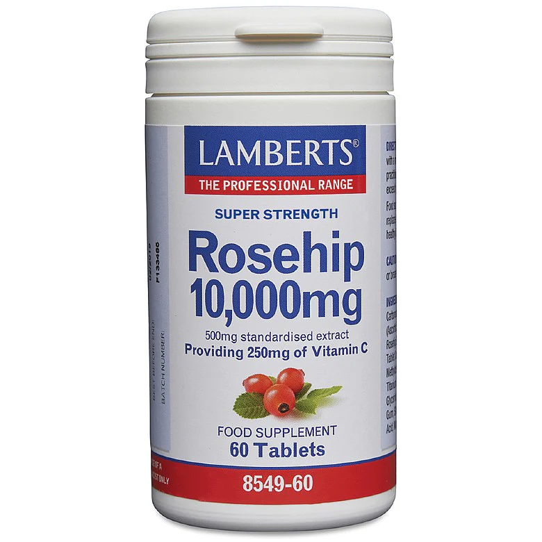 Lamberts Rosehip 10,000mg Tablets 60's - HEMLOCK PHARMACY