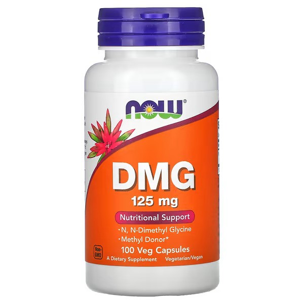 NOW Foods DMG (Dimethylglycine) capsules 125 mg, 100's - HEMLOCK