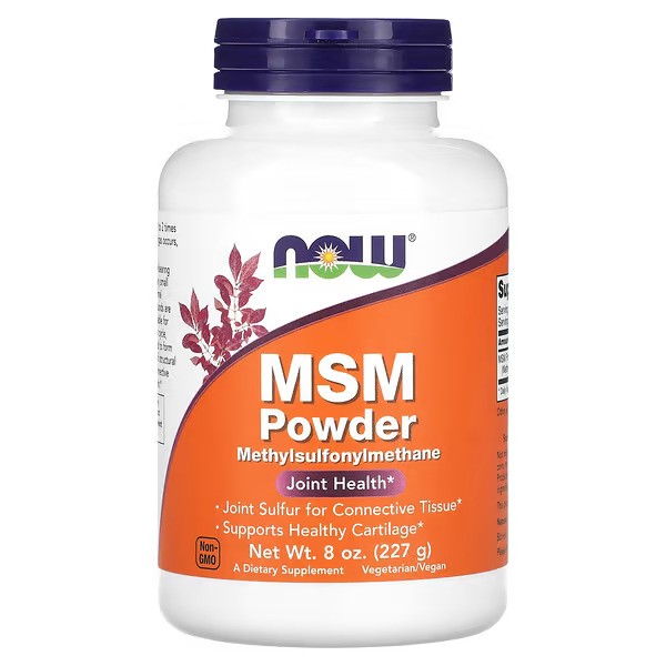 NOW Foods, MSM Powder, 8 oz (227 g) - HEMLOCK PHARMACY