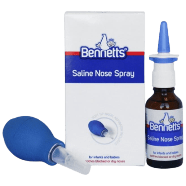 Bennetts Saline Nose Spray & Nasal Aspirator - HEMLOCK