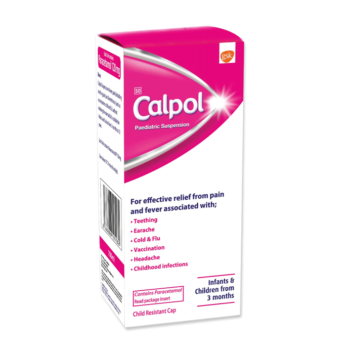 Calpol Suspension 100ml - HEMLOCK PHARMACY