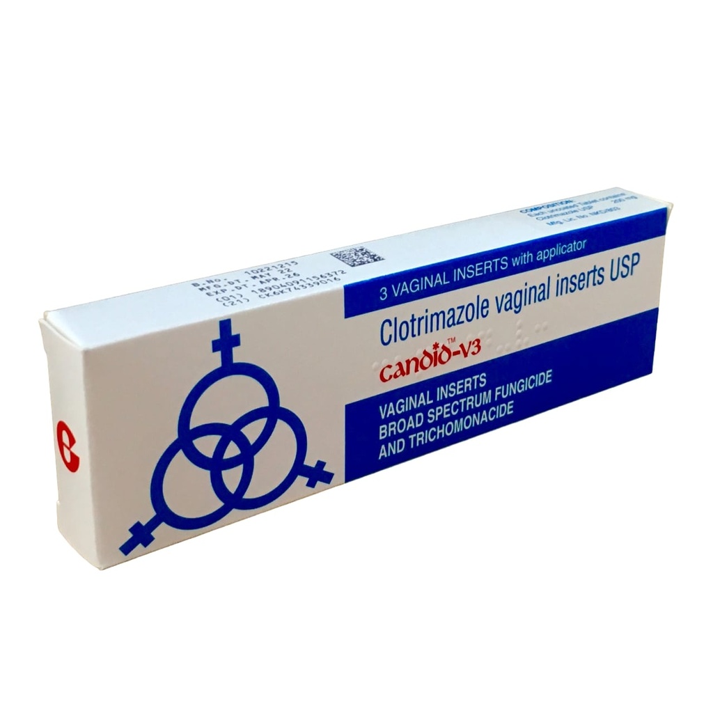 Candid V-3 Vaginal Pessaries - HEMLOCK PHARMACY