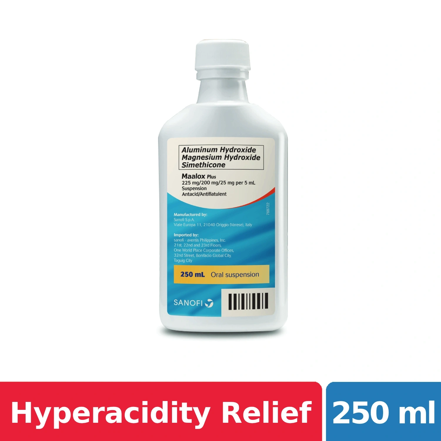 Maalox Plus 250ml Syrup - HEMLOCK PHARMACY