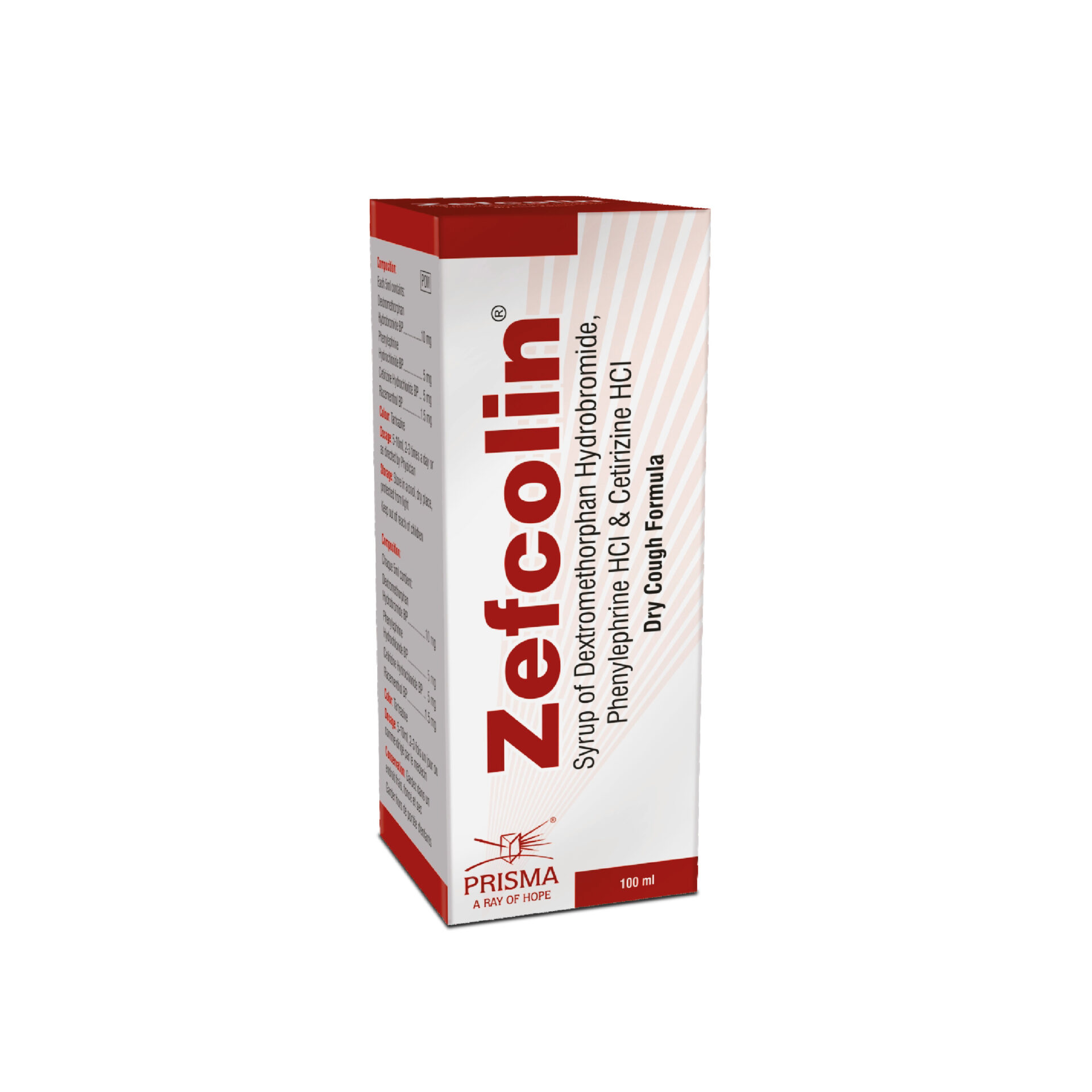 Zefcolin Syrup 100ml - HEMLOCK PHARMACY