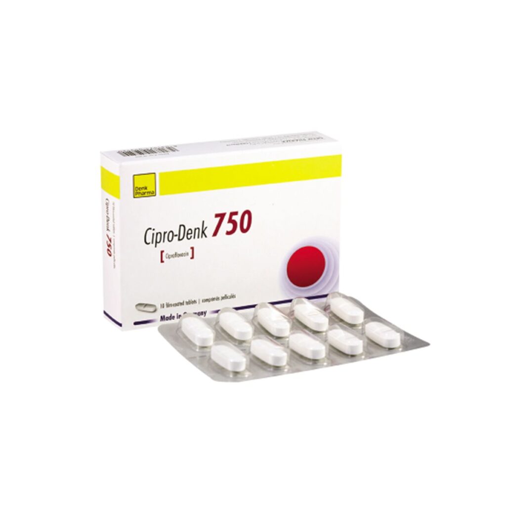 Cipro-Denk 750mg Tablets 10's - HEMLOCK PHARMACY