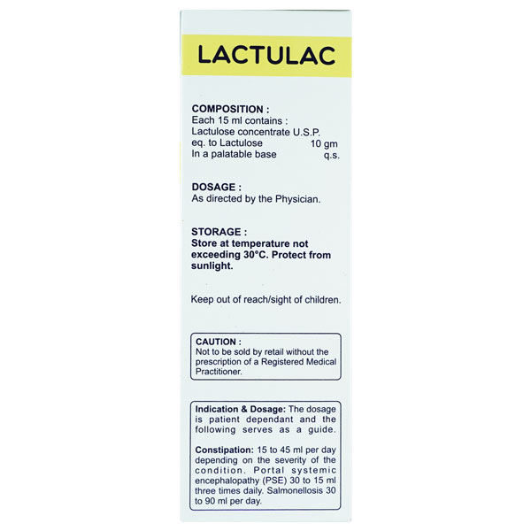 Lactulac Solution 100ml - HEMLOCK PHARMACY