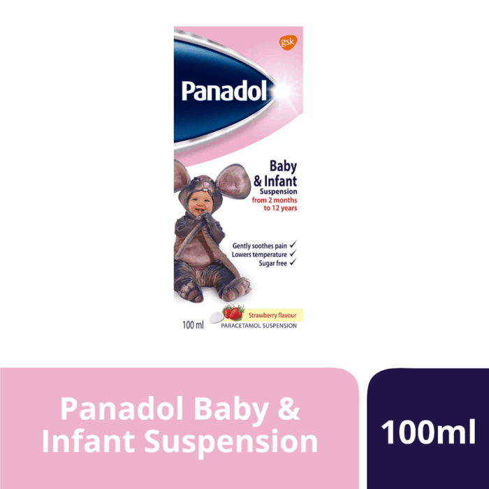 Panadol Baby & Infant Suspension 100ml - HEMLOCK PHARMACY