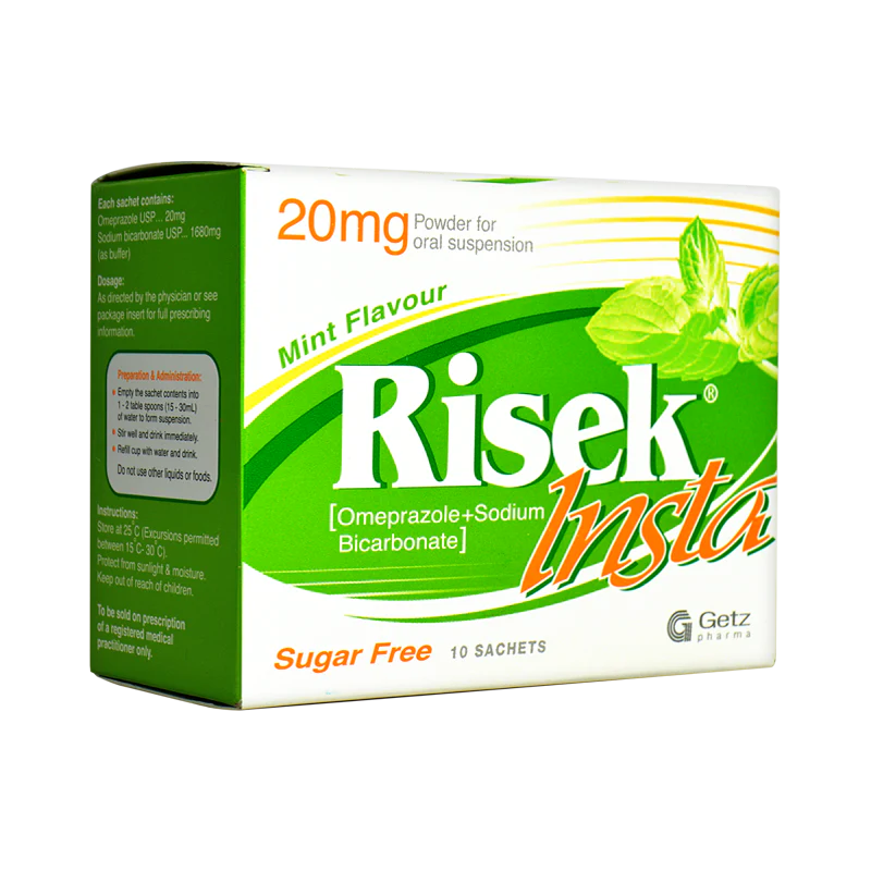 RiseK 20mg Sachets 14's - HEMLOCK PHARMACY