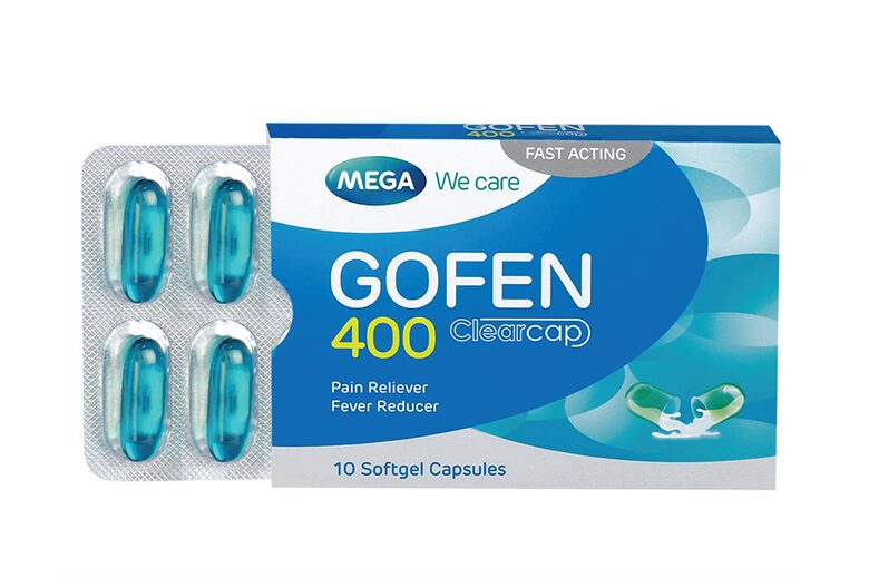 Mega Gofen 400mg Capsules 10's - HEMLOCK PHARMACY