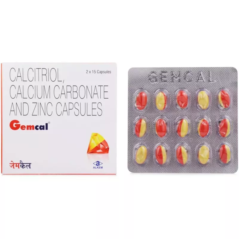 Gemcal Soft Gel Capsules 30's - HEMLOCK PHARMACY