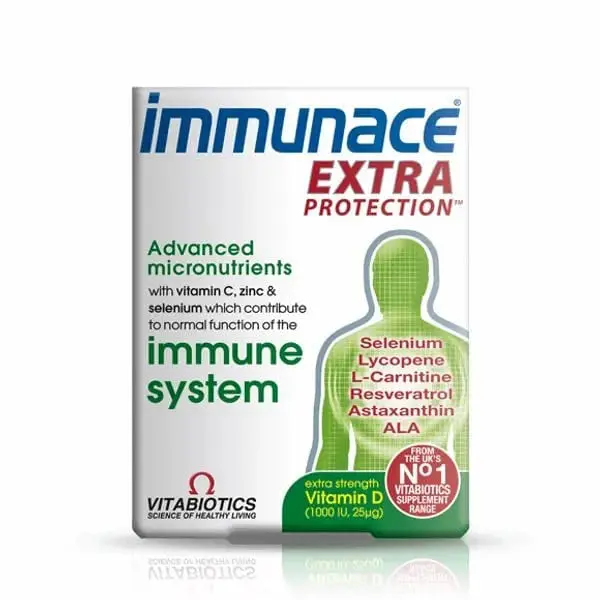 Vitabiotics Immunace Extra Tablets 30's - HEMLOCK PHARMACY