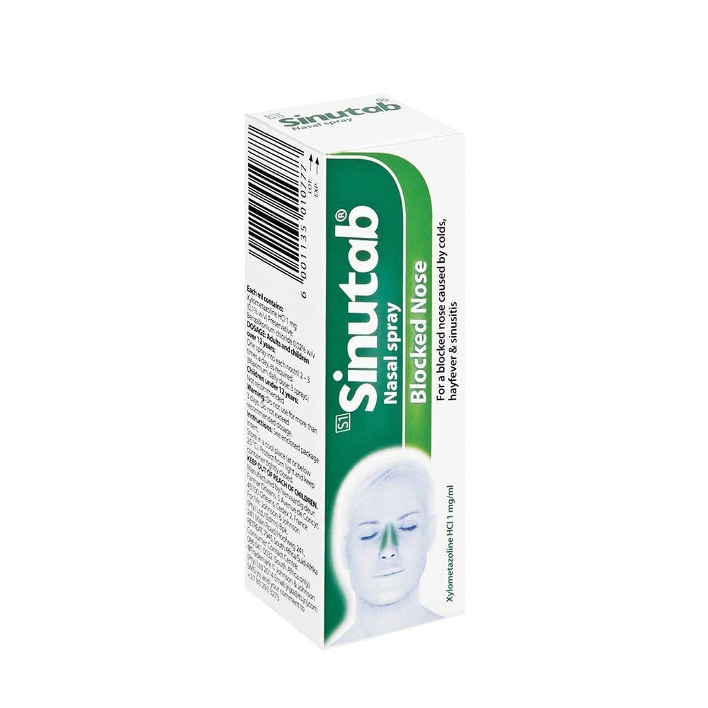 Sinutab Nasal Spray 10ml - HEMLOCK PHARMACY