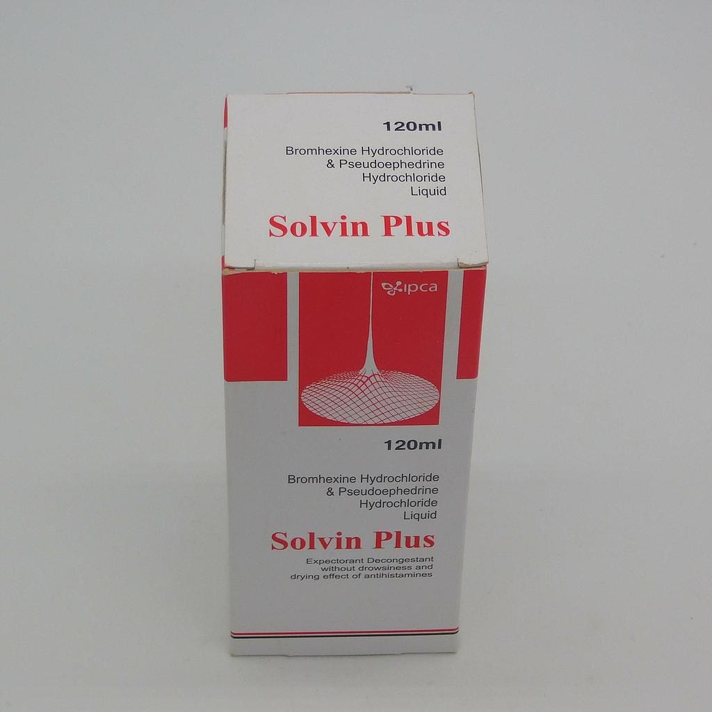 Solvin Plus Liquid 120ml - HEMLOCK PHARMACY