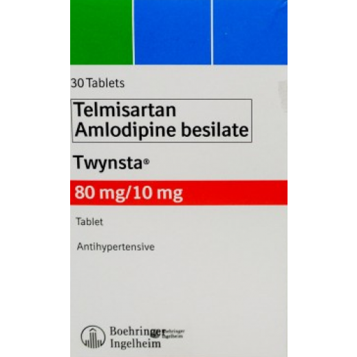 Twynsta 80/10mg Tablets 28's - HEMLOCK PHARMACY
